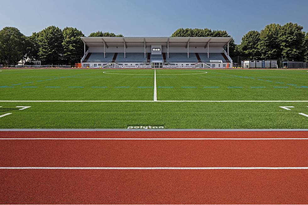 Sport venue Bicocca Stadium for the team training camps