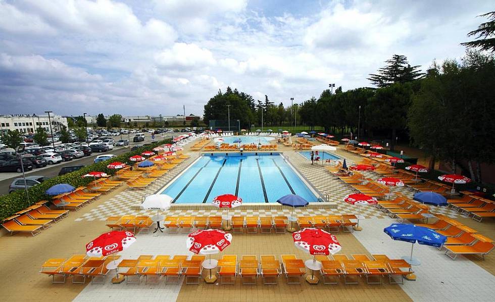 Sport venue Hotel Molino Rosso with Olympic Swimming pool for the team ...