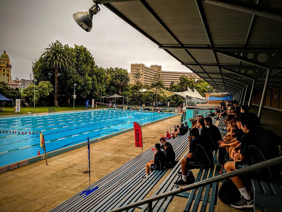 Sport venue Prahran Aquatic Center for the team training camps