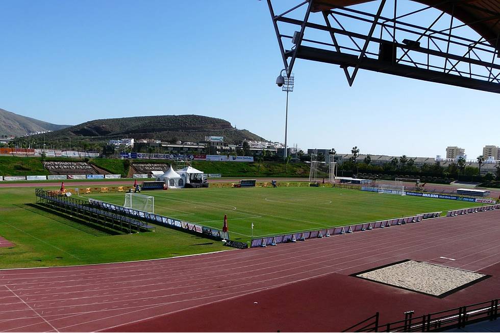 Sport venue Olympic Stadium Municipal Antonio Dominguez for the team ...