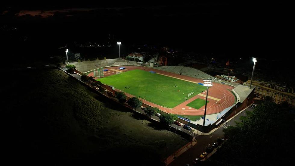 Sport venue Los Realejos stadium for the team training camps