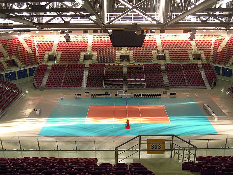Sport venue Multifunctional Sports Hall Arena Armeec Sofia for the team ...