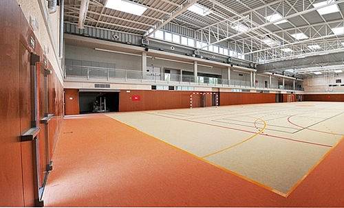 Sport venue Pompeu Fabra Sports Hall for the team training camps