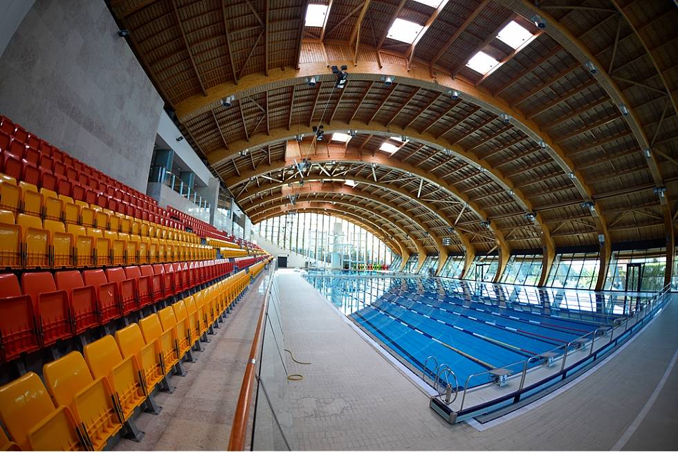 Sport venue Funchal Olympic swimming pool complex for the team training ...