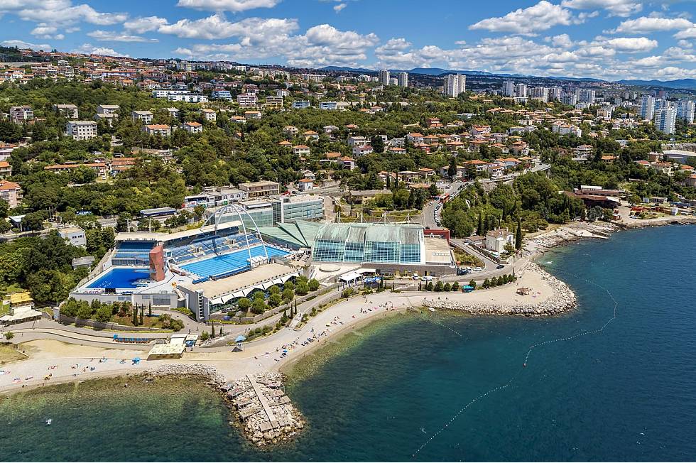 Sport venue Swimming Pools Kantrida for the team training camps