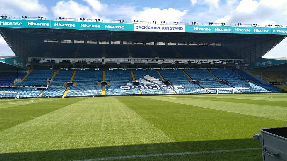 Sport venue Elland Road Football Stadium for the team training camps