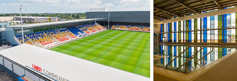 Sport venue York Community Stadium for the team training camps