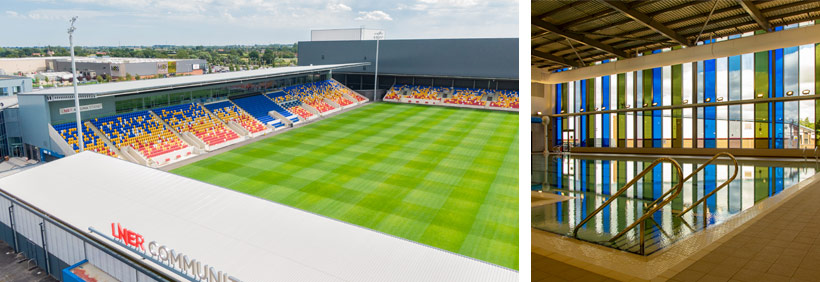 Sport venue York Community Stadium for the team training camps