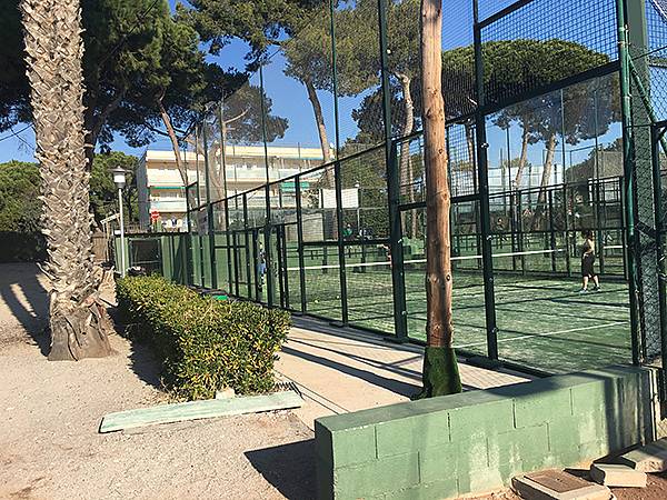 Sport venue Tennis Pineda Gava for the team training camps