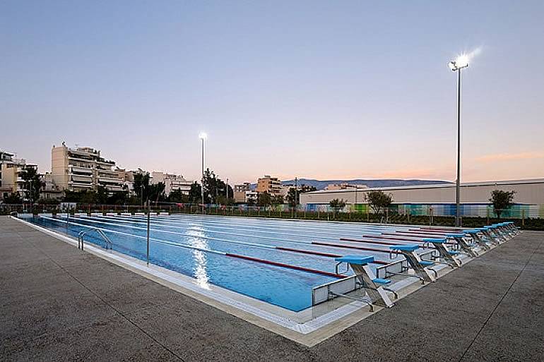 Sport venue Kallithea Municipal Swimming Pool for the team training camps