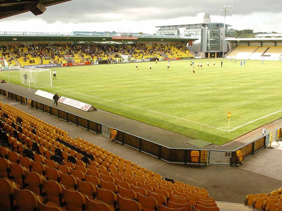 Sport venue Almondvale Stadium for the team training camps