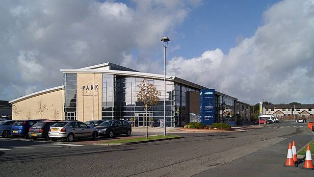 Sport venue Rugby Park Stadium for the team training camps