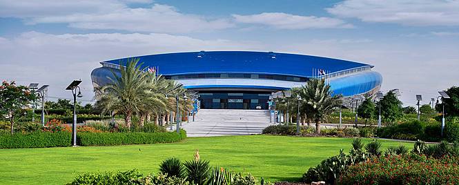 Sport venue Hamdan Sports Complex for the team training camps