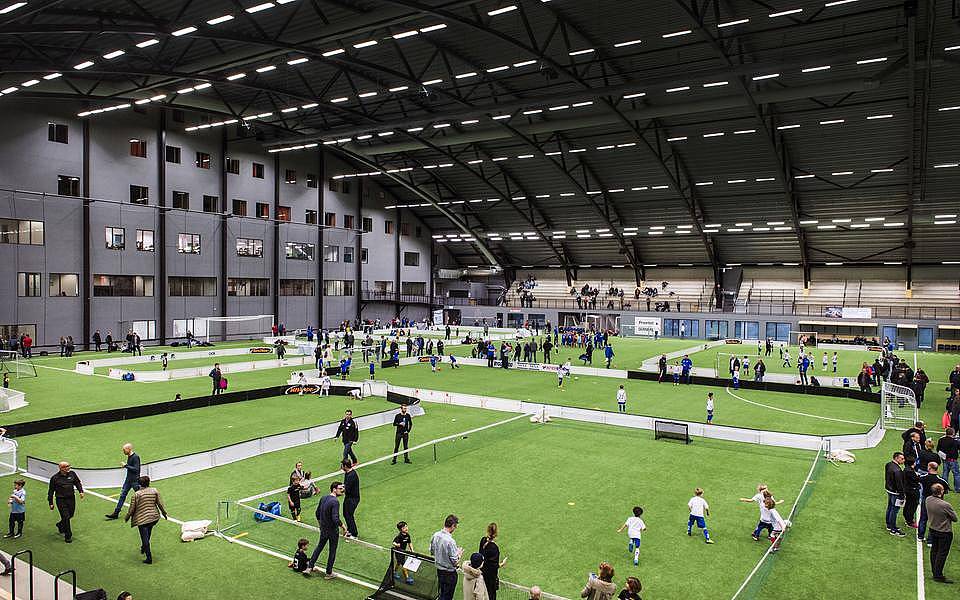 Sportstätte Prioritet Serneke Arena für die Mannschaftstrainingslager