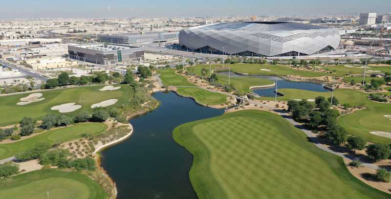Sport venue Education City Golf Club for the team training camps