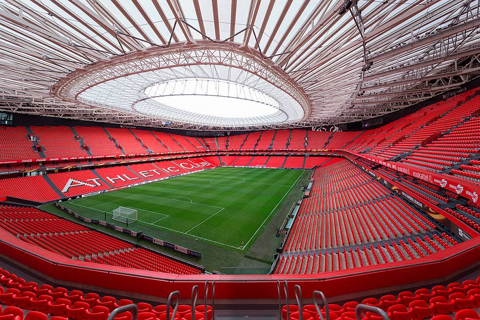 Sport venue San Mames Stadium for the team training camps
