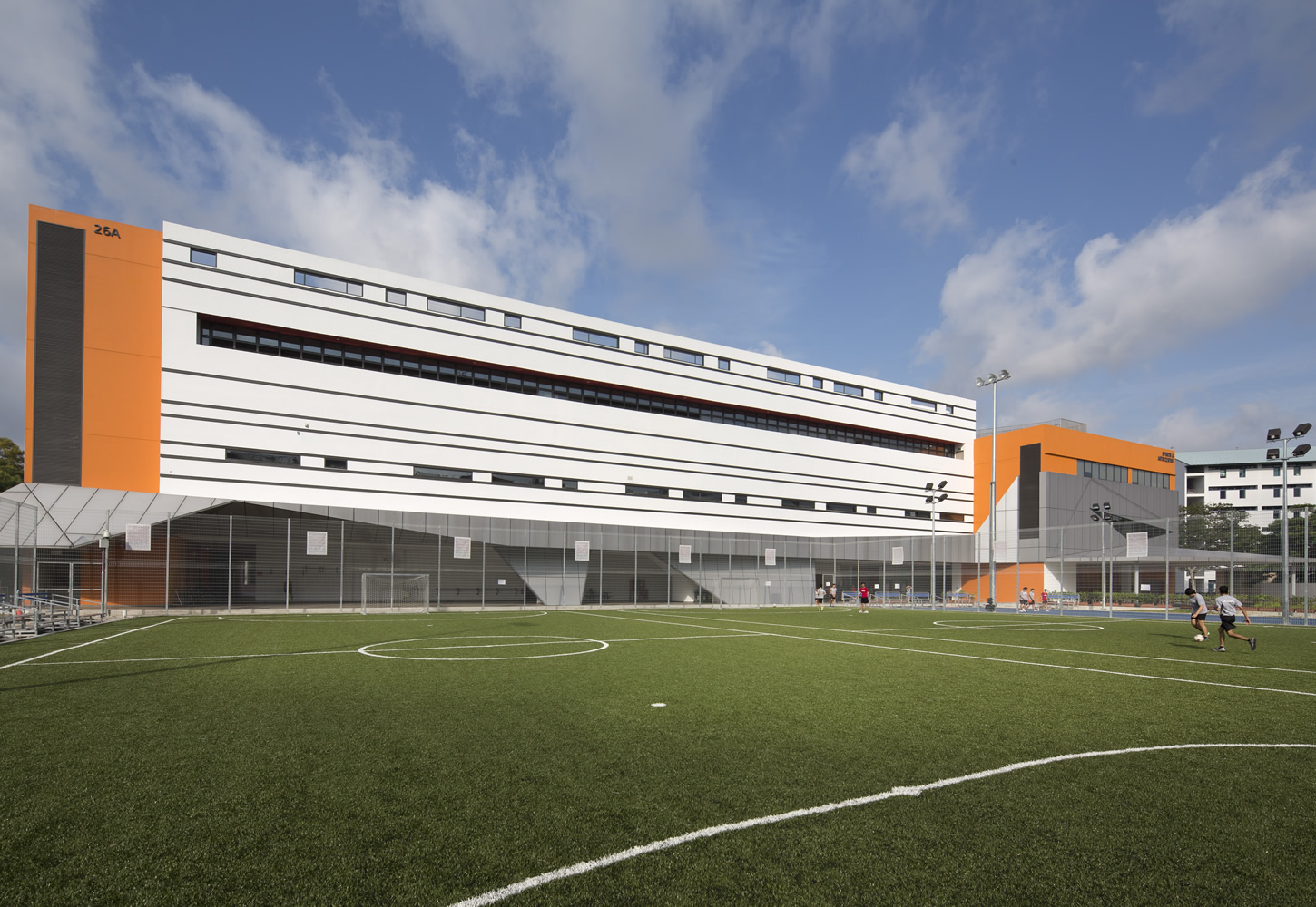 Sport venue Temasek Polytechnic Sports and Arts Centre for the team ...