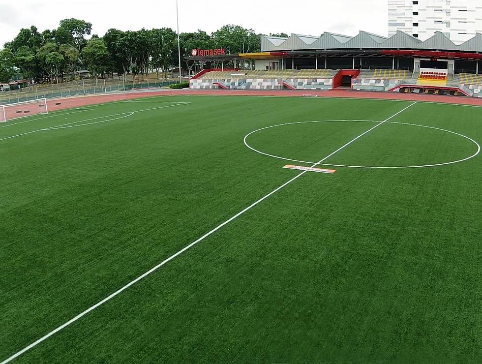Sport venue Temasek Polytechnic Sports and Arts Centre for the team ...