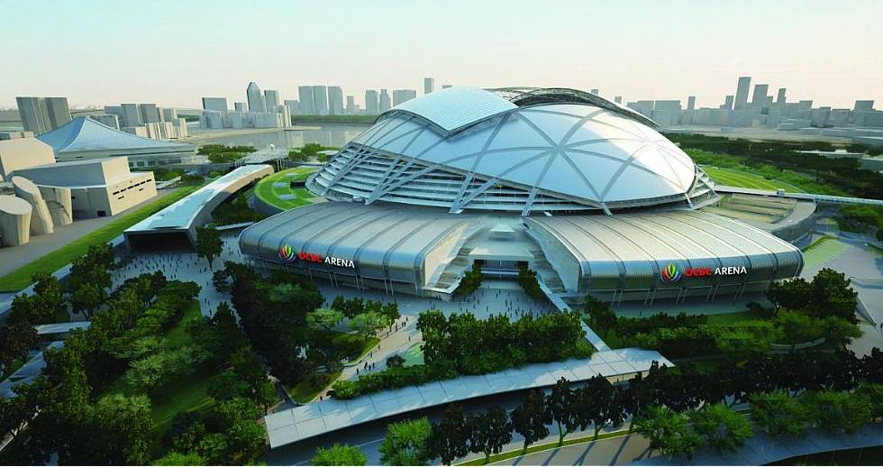 Sport venue The OCBC Arena for the team training camps