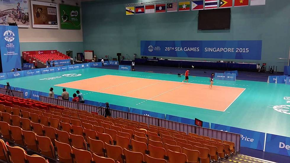 Sport venue The OCBC Arena for the team training camps