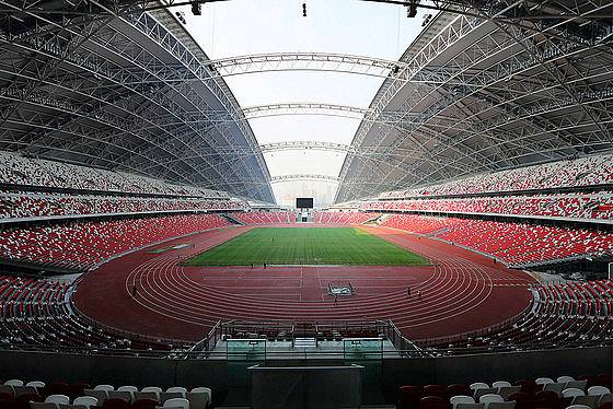 Sport venue Singapore National Stadium for the team training camps