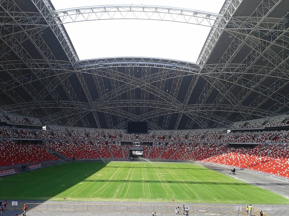 Sport venue Singapore National Stadium for the team training camps