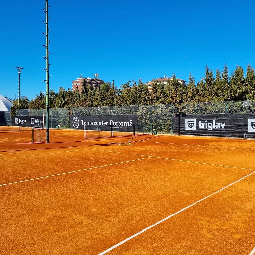 Sport venue Tennis center Portoroz for the team training camps