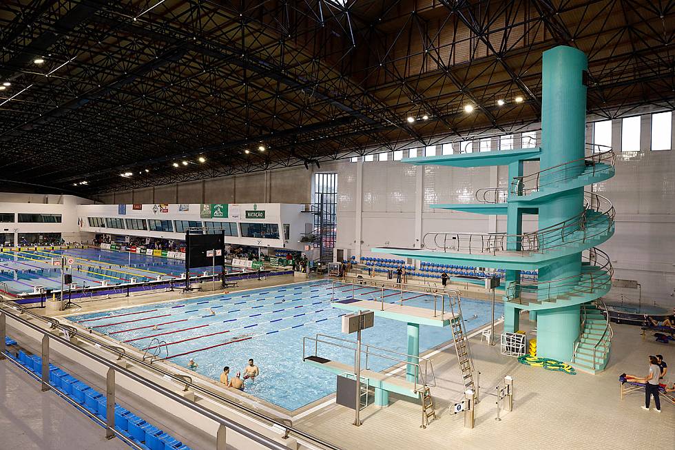Sport venue Jamor Swimming Pool Complex for the team training camps