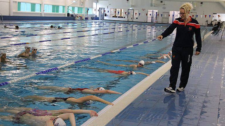 Sport venue Mount Kelly Swim Centre for the team training camps