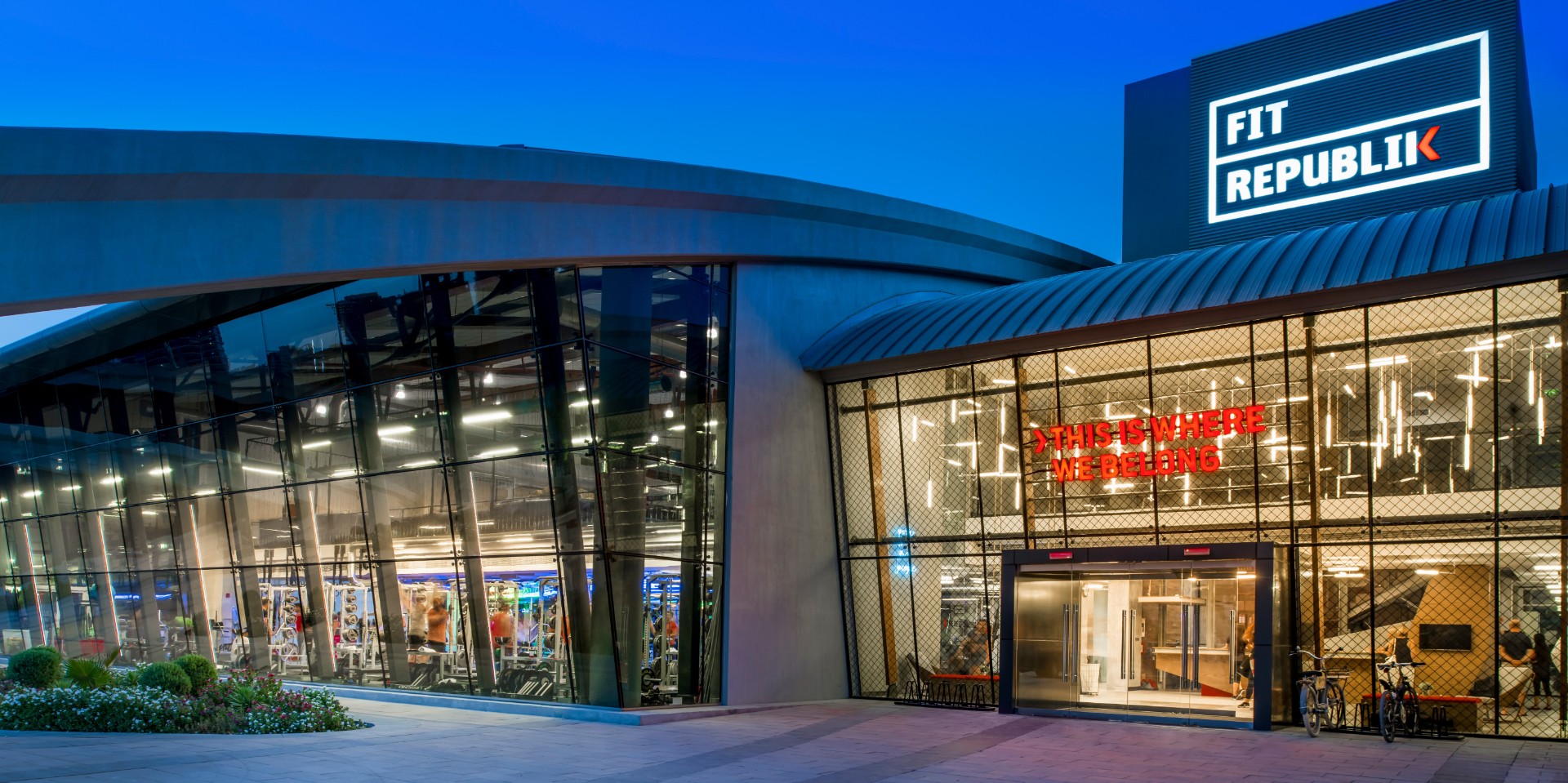 Sport venue FitRepublik Fitness Center for the team training camps