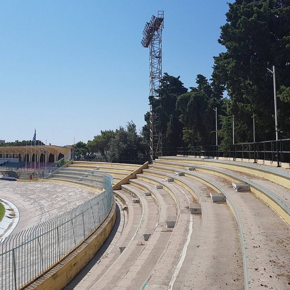 Sport venue Diagoras Municipal Stadium for the team training camps