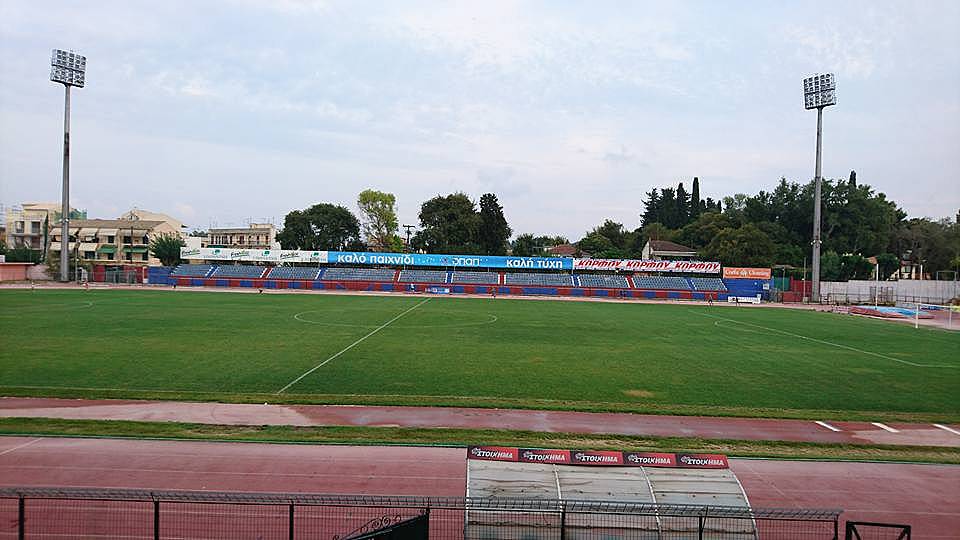 Sport venue Corfu National Stadium for the team training camps