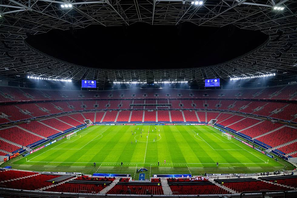 Sport venue Puskas Arena for the team training camps