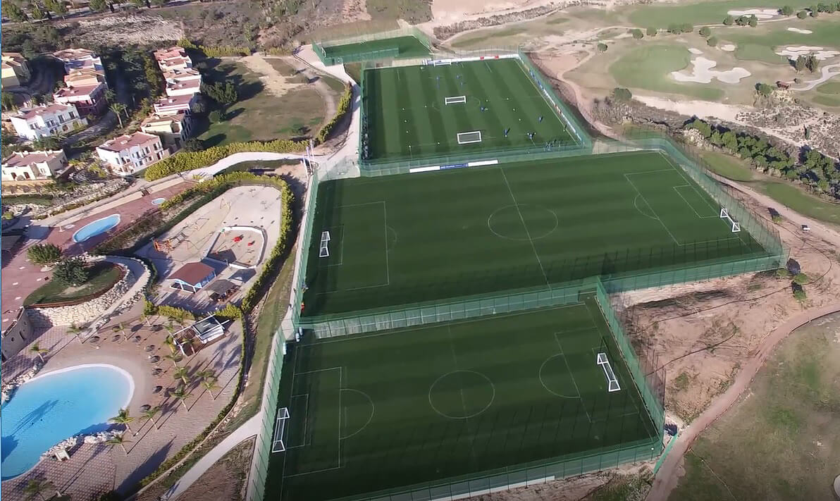 Sport venue Villaitana Football Center for the team training camps