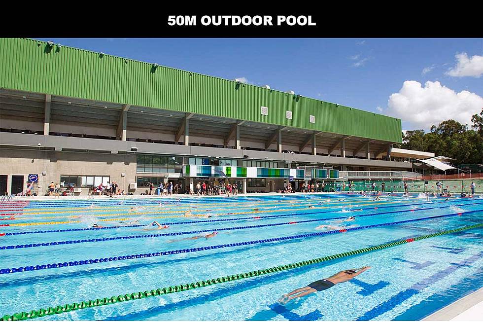 Sport venue Brisbane Aquatic Centre for the team training camps