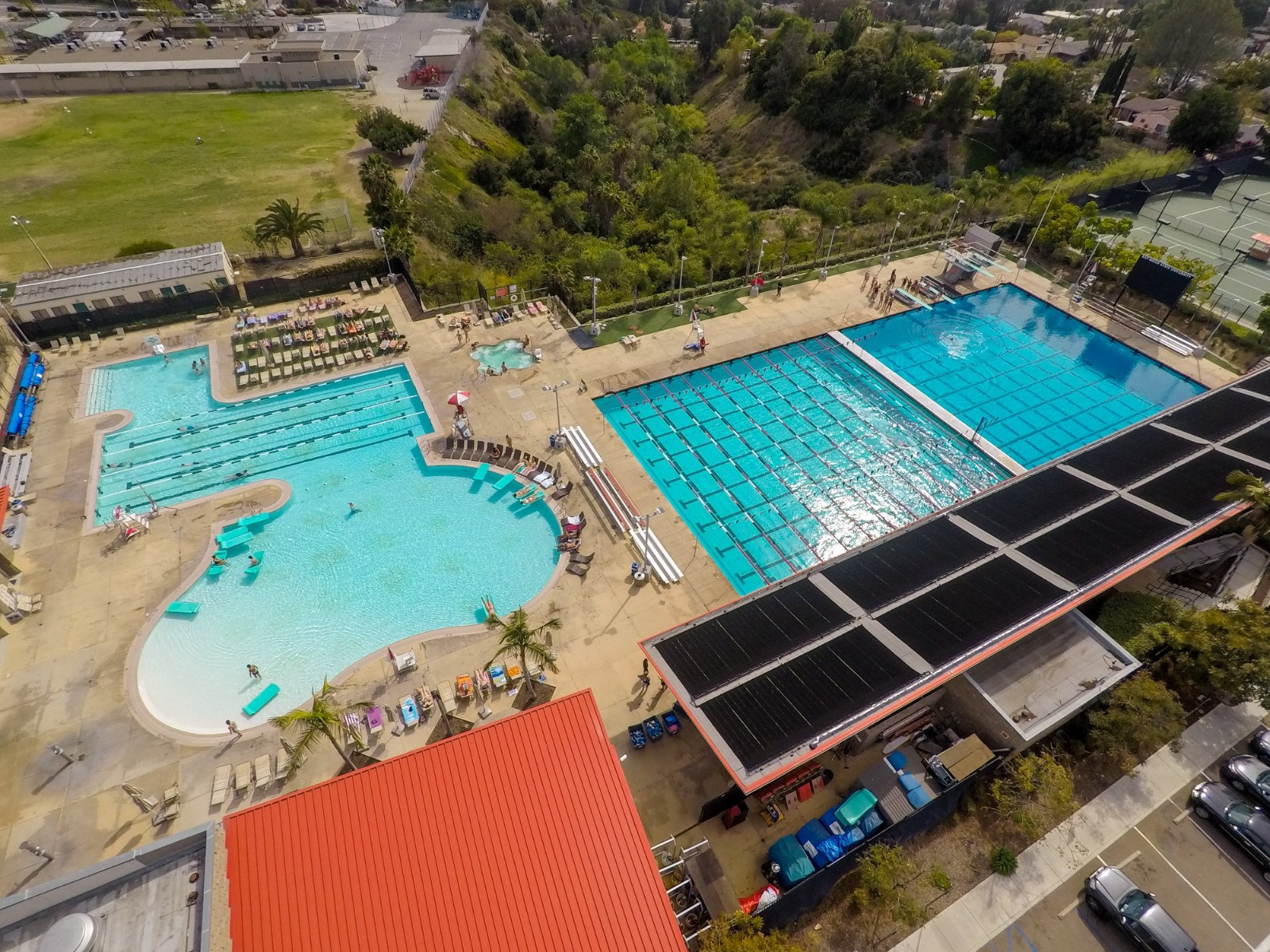 Sport venue Aztec Aquaplex Complex for the team training camps