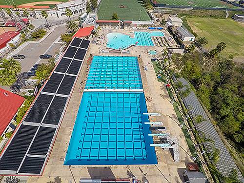 Sport venue Aztec Aquaplex Complex for the team training camps