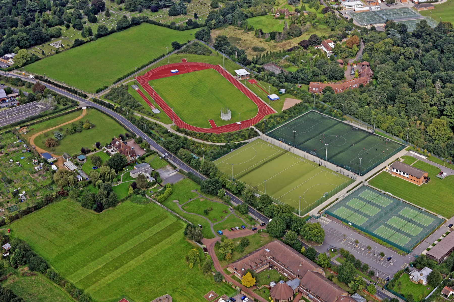 Sport venue Brunel University Sports Park for the team training camps