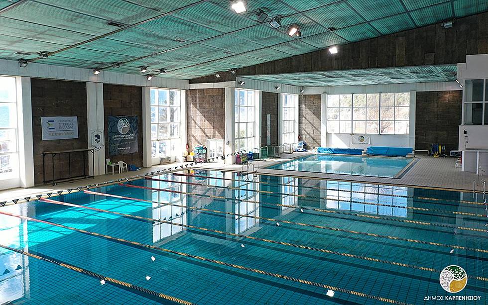 Sport venue Municipal Indoor Swimming Pool of Karpenissi for the team ...