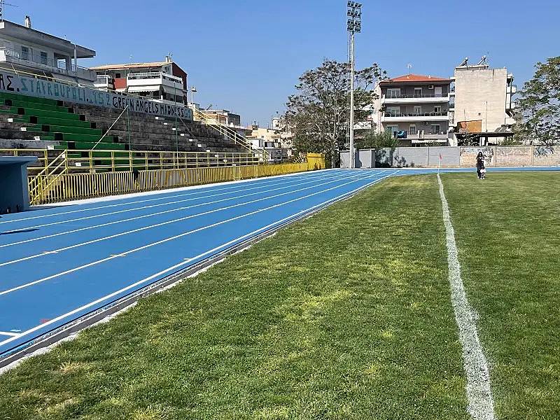 Sport venue Stavroupolis National Athletic Center for the team training ...