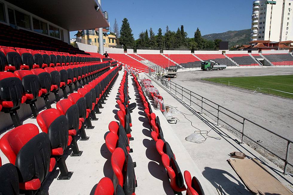 Sportstätte Elbasan Arena für die Mannschaftstrainingslager