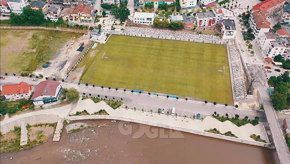 Sport venue Shkumbini Stadium for the team training camps