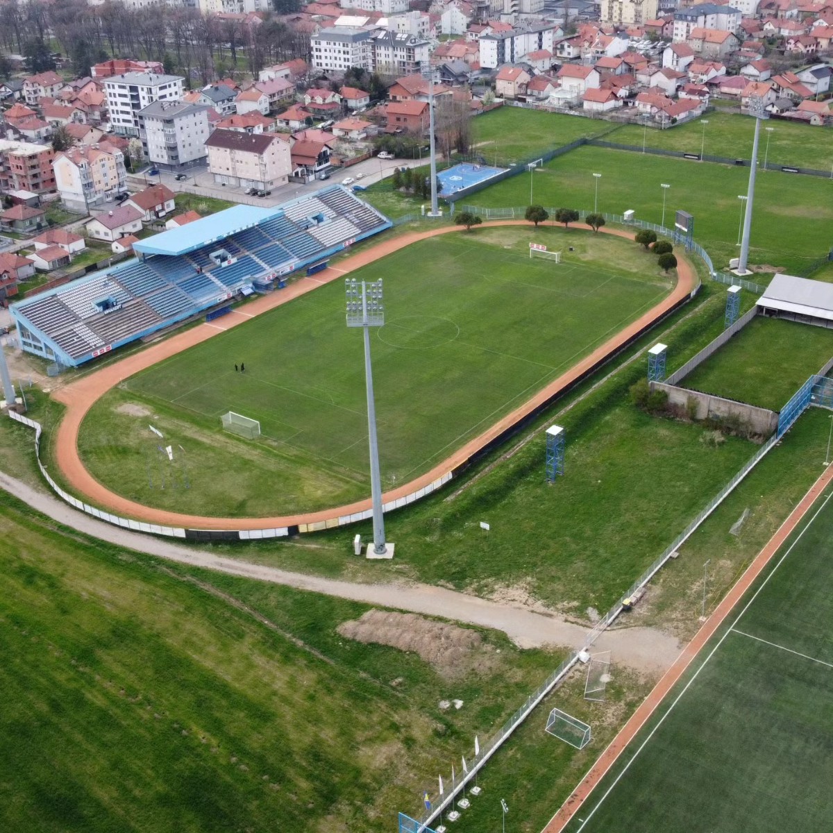 Sport venue Bijeljina City Stadium for the team training camps