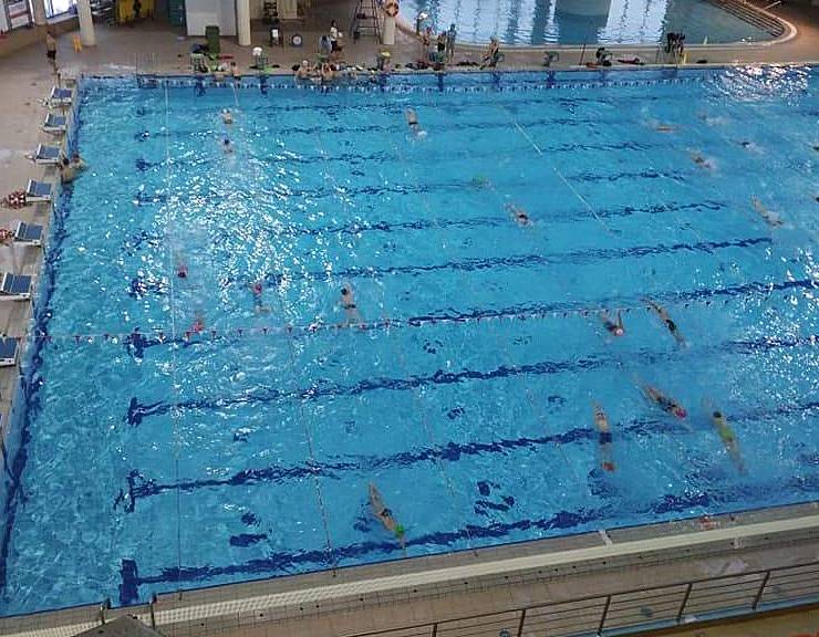 Sport venue Otoka Stadium and Olympic swimming pool for the team ...