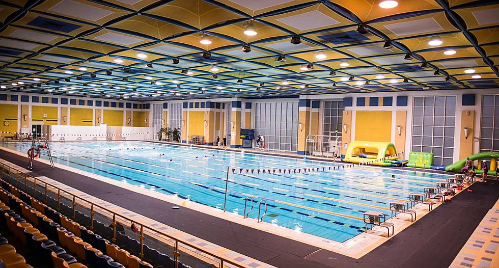 Sport venue Olympic Pools - Recreation Center, Doha for the team ...