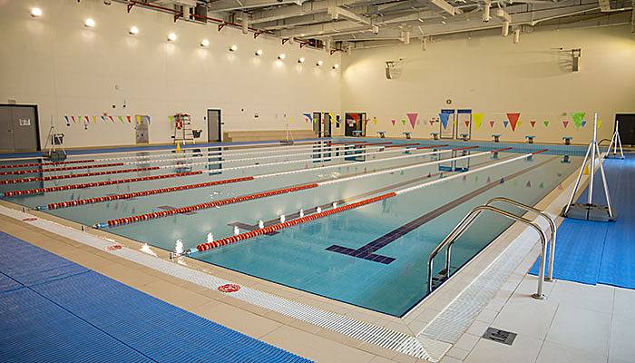 Sport venue Olympic Pools - Recreation Center, Doha for the team ...