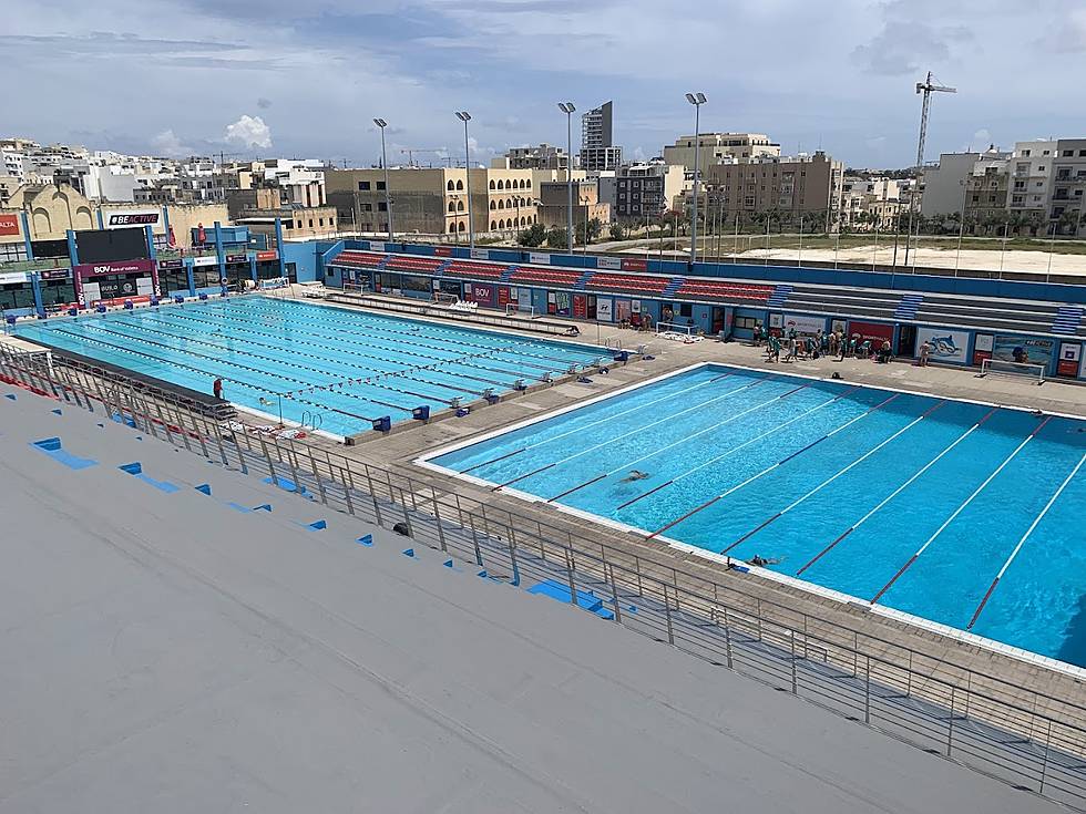 Sport venue The National Swimming Pool for the team training camps