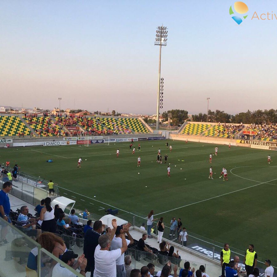 Sport venue AEK arena (Georgios Karapatakis) for the team training camps