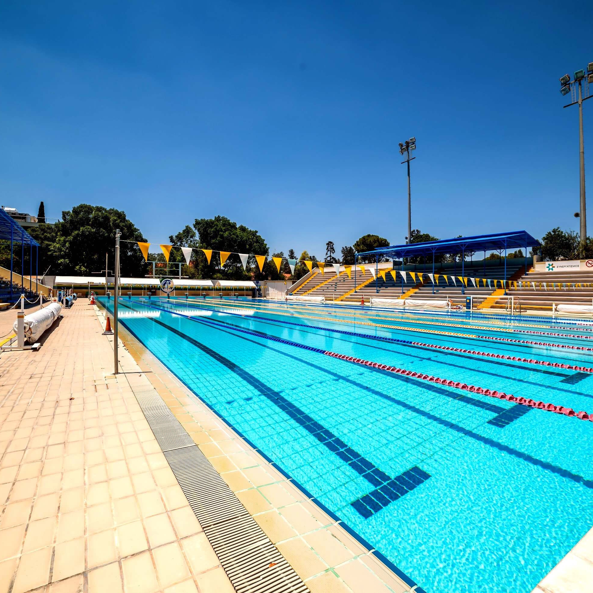 Sport venue Nicosia Municipal Swimming Pool 50m for the team training camps