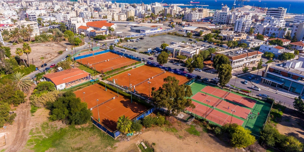 Sport venue Larnaca Tennis Club for the team training camps